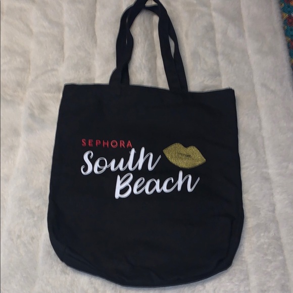 Sephora | Bags | Limited Edition Sephora South Beach Canvas Tote Bag ...